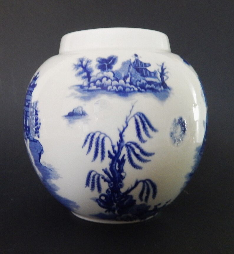 Royal Cauldon Bristol Ironstone Willow Ginger Jar Without Lid made in ...