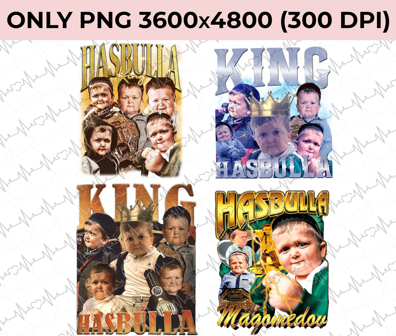 King Hasbulla Png Hasbulla Svg Hasbulla Magomedov Png - Etsy Hong Kong