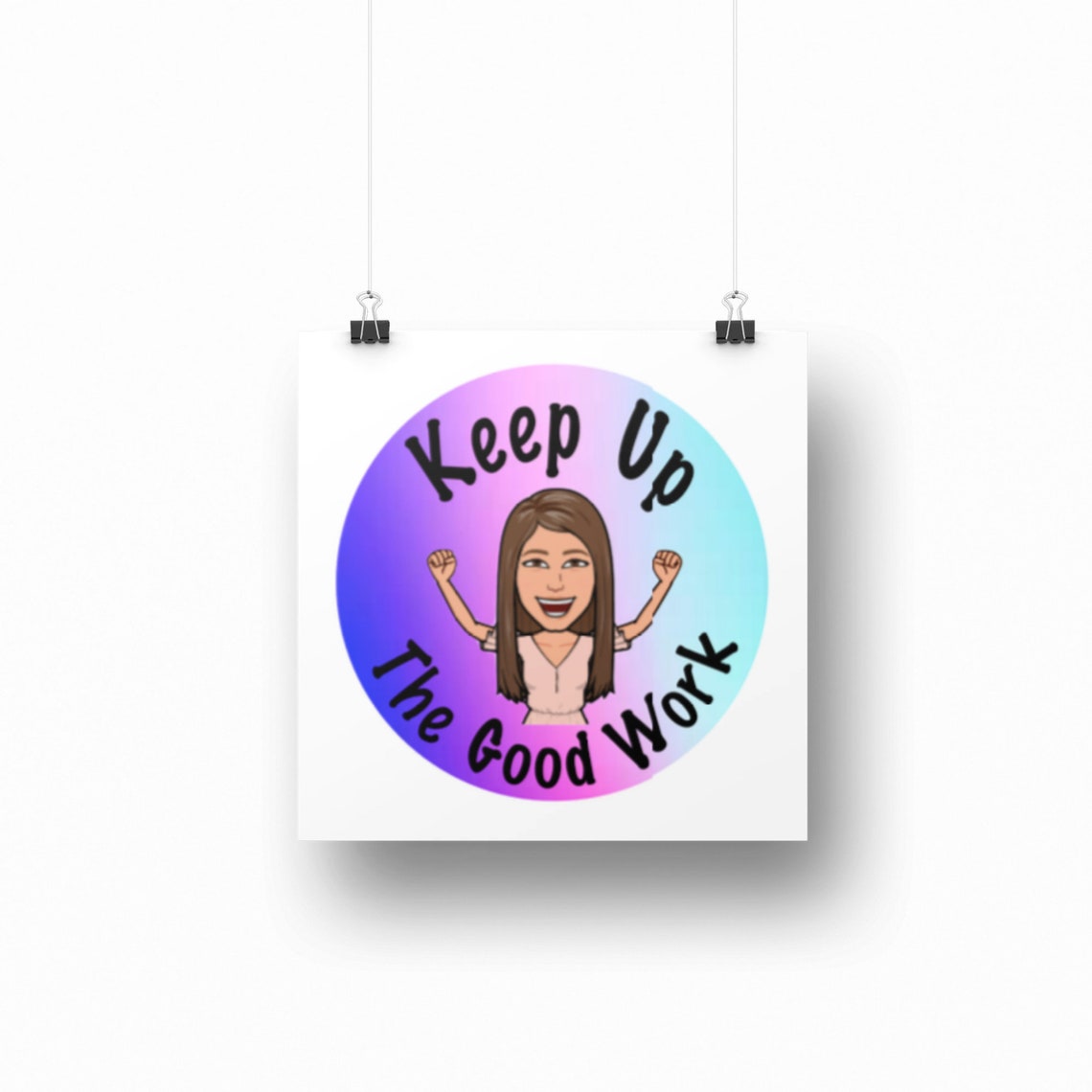 Custom Bitmoji Stickers multiple sizes offered | Etsy