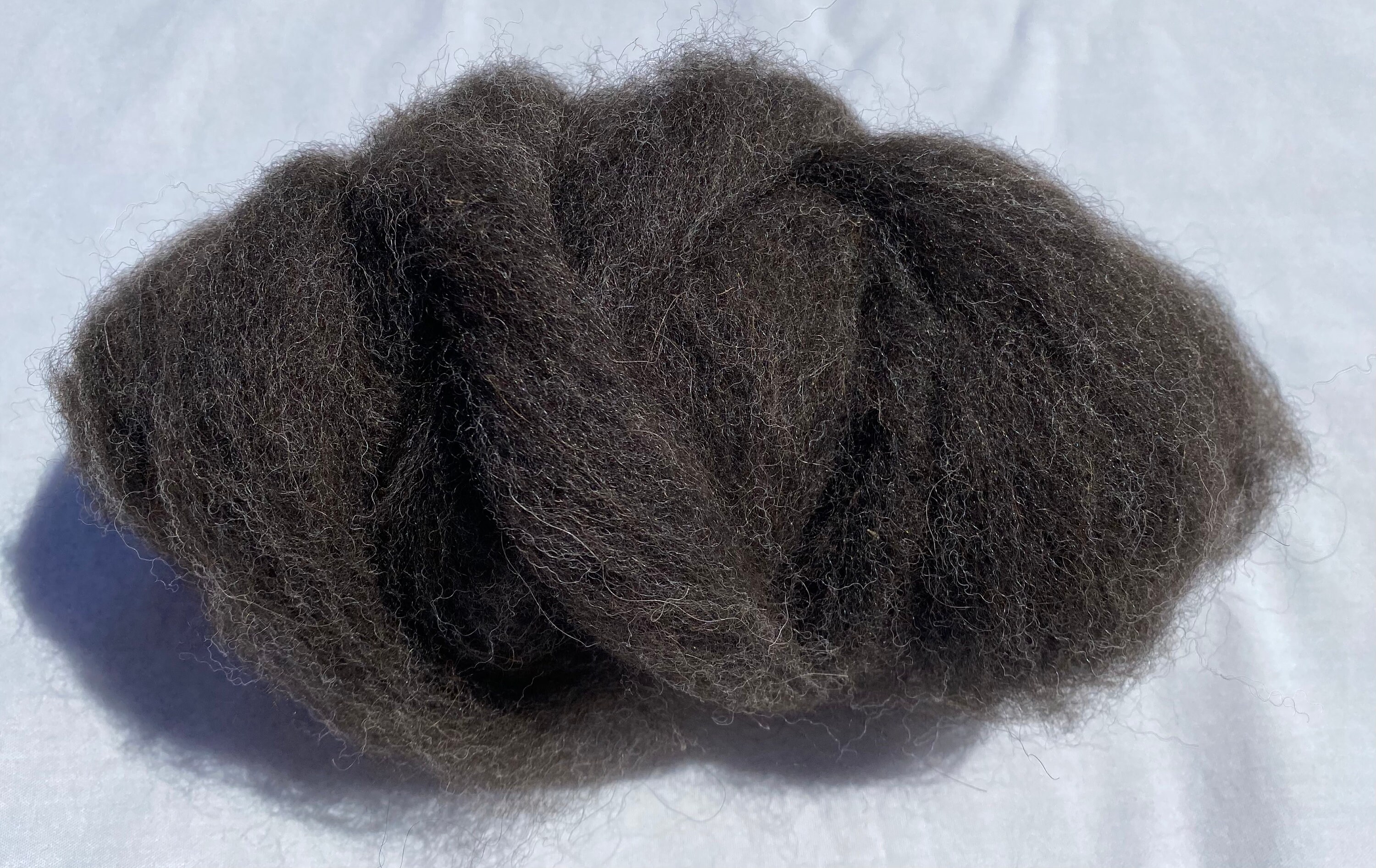 Black 100% Alpaca Fiber Roving Batts per oz Eve Craft Supplies & Tools ...