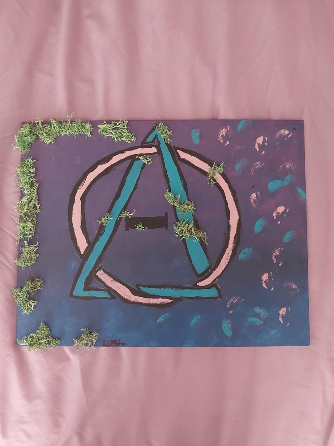 Painting - Therian Symbol With Reindeer Moss - Etsy