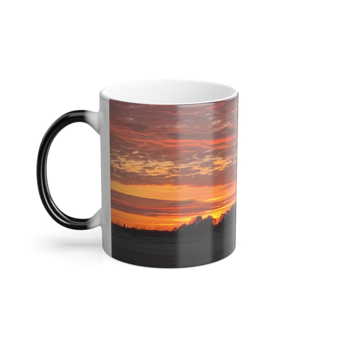 Coffee Mug With Photo of Hilton Head Island Sunset, Heat Morphing Mug ...