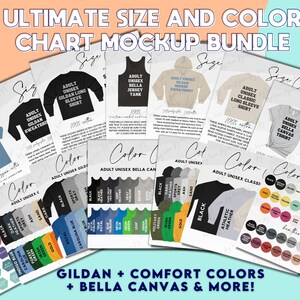 Gildan Long Sleeve Color Chart Chart, Gildan 2400 Mock Up, Gildan 2400 ...