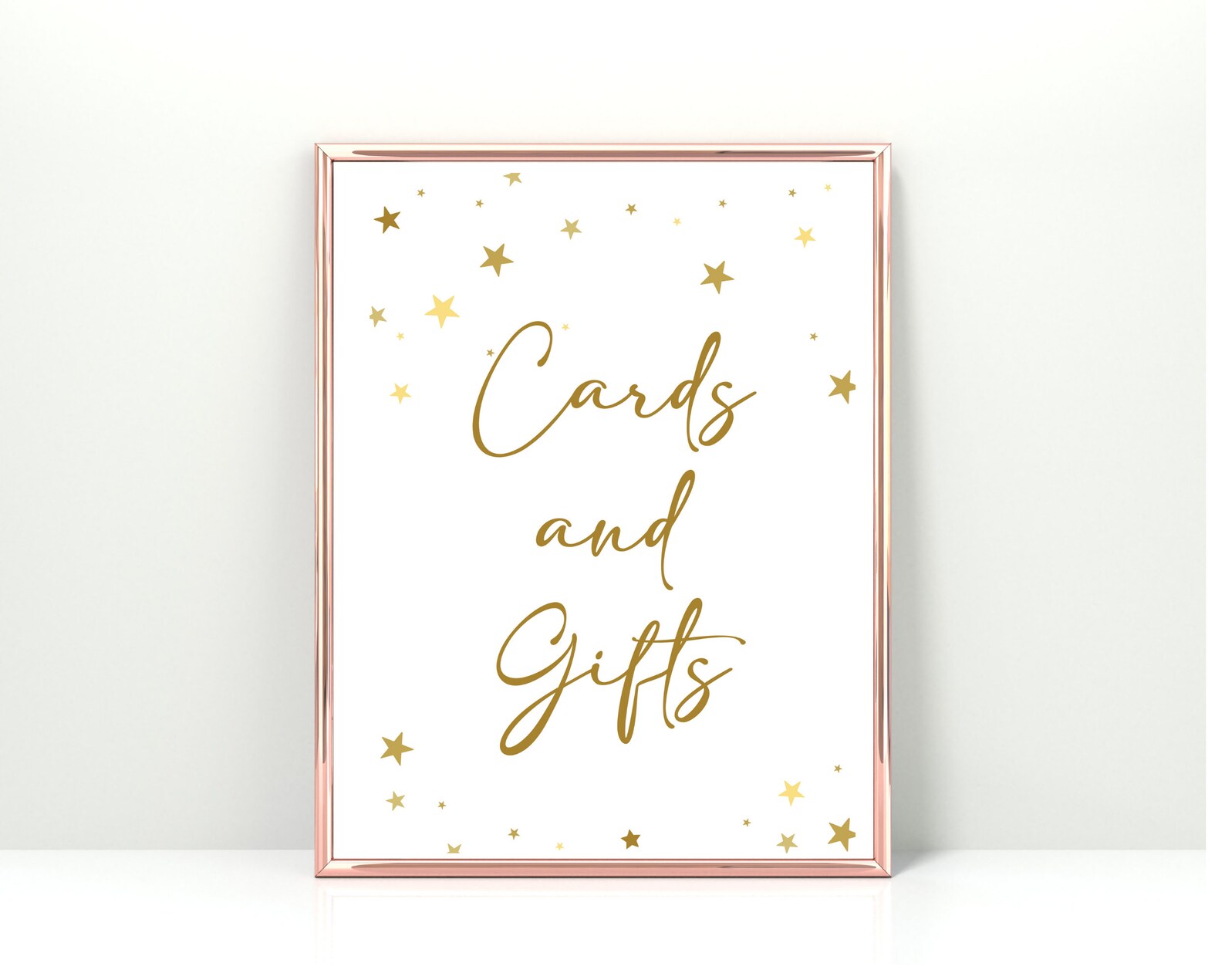 Moon and Stars Gift & Cards Sign, Stars Moon Baby Shower Sign, Twinkle ...