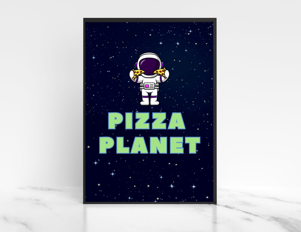 EDITABLE Space Food Labels Outer Space Party Decor Birthday - Etsy