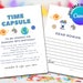 EDITABLE Time Capsule First Birthday, Space First Birthday, First ...
