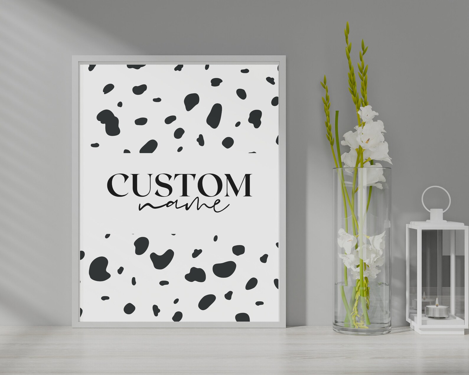 Custom Name Dalmatian Nursery Print / Kids Name Dalmatian Prints ...