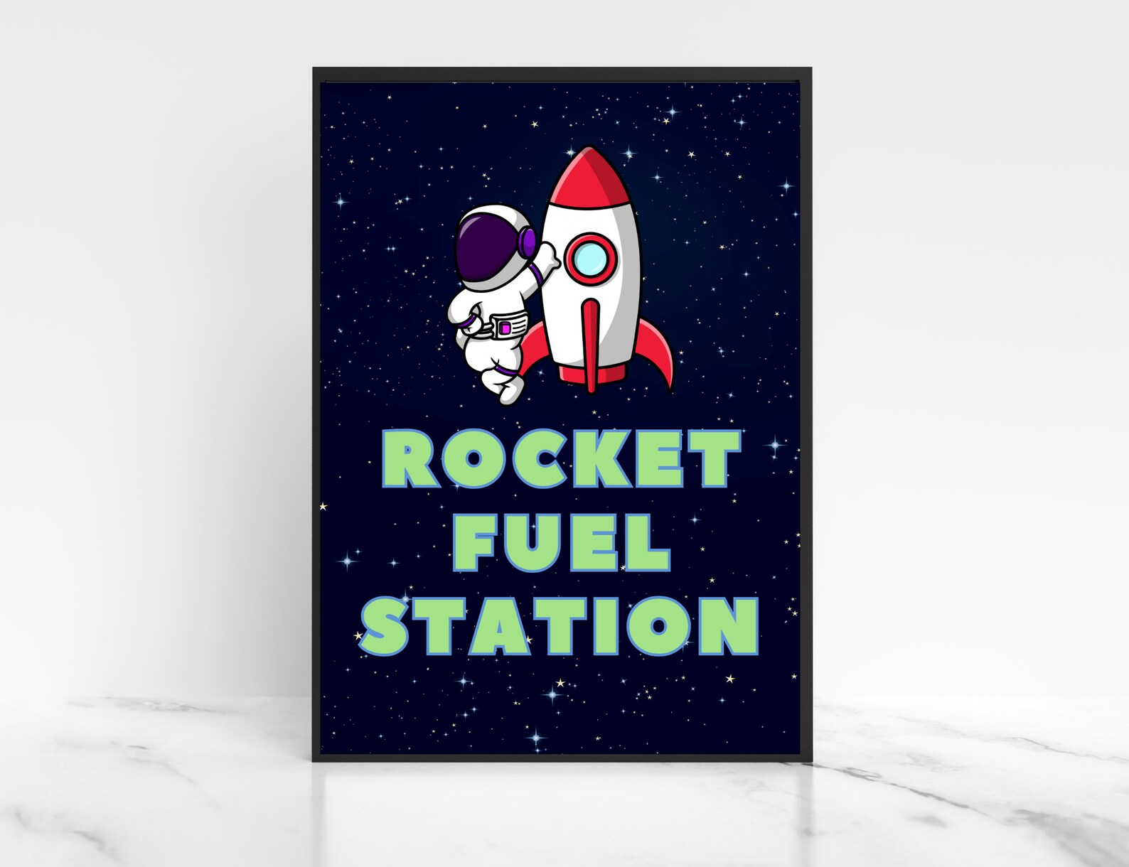 EDITABLE Space Food Labels Outer Space Party Decor Birthday - Etsy