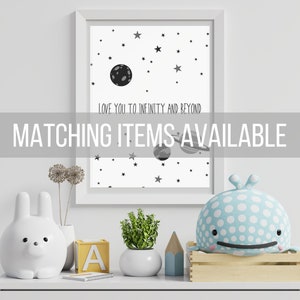 To Infinity and Beyond Print, Love You to Infinity and Beyond Print ...