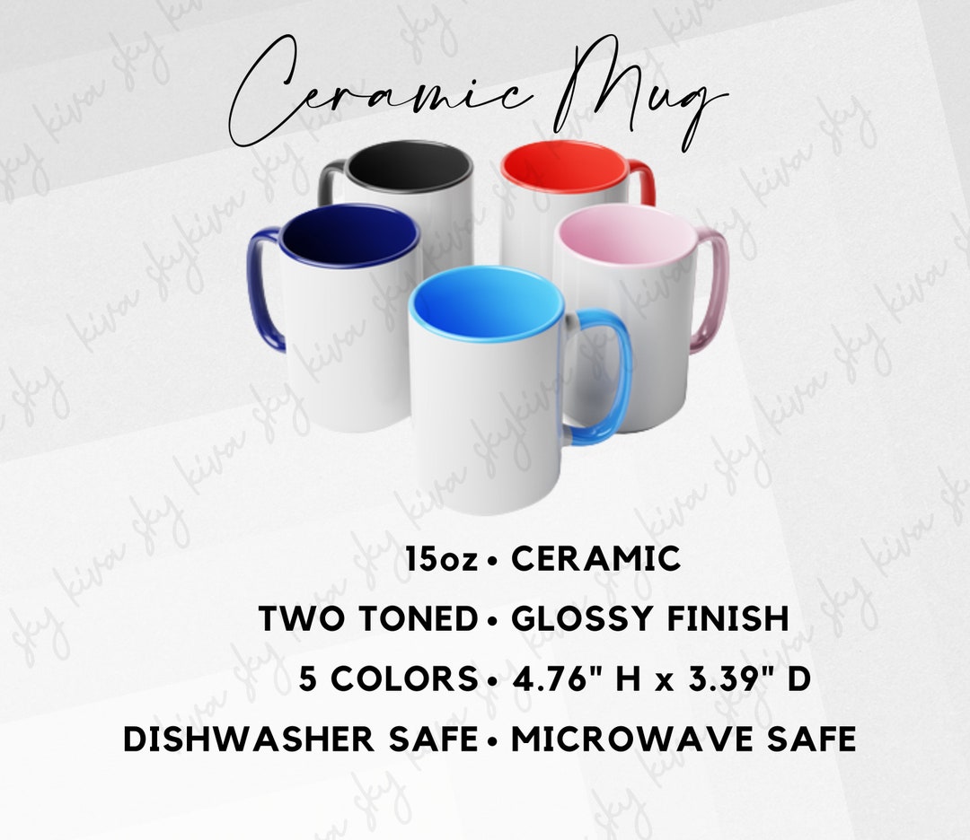 Two Tone Coffee Color Chart, Coffee Cup Mock Up, Two Tone Mug Mock Up ...