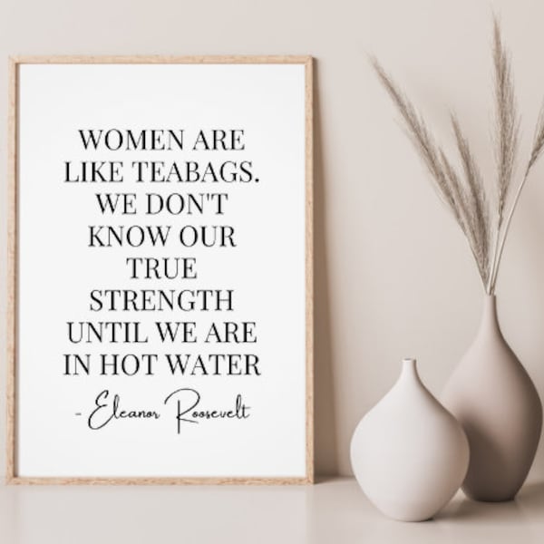 Eleanor Roosevelt Quote - Etsy