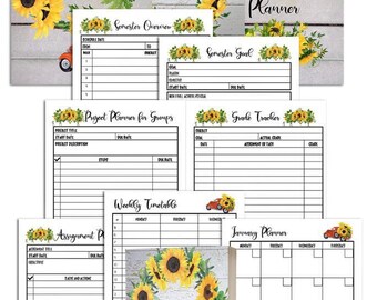 Daily Student Planner Bundle - Etsy