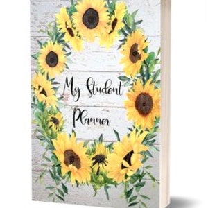 Sunflower Student Planner - Etsy