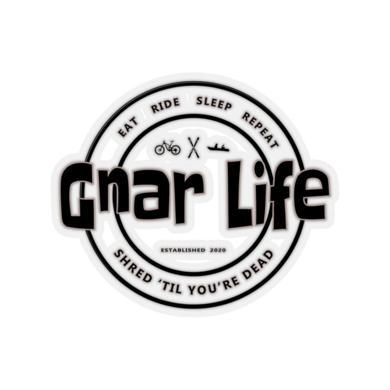 Gnar Life Sticker - Etsy