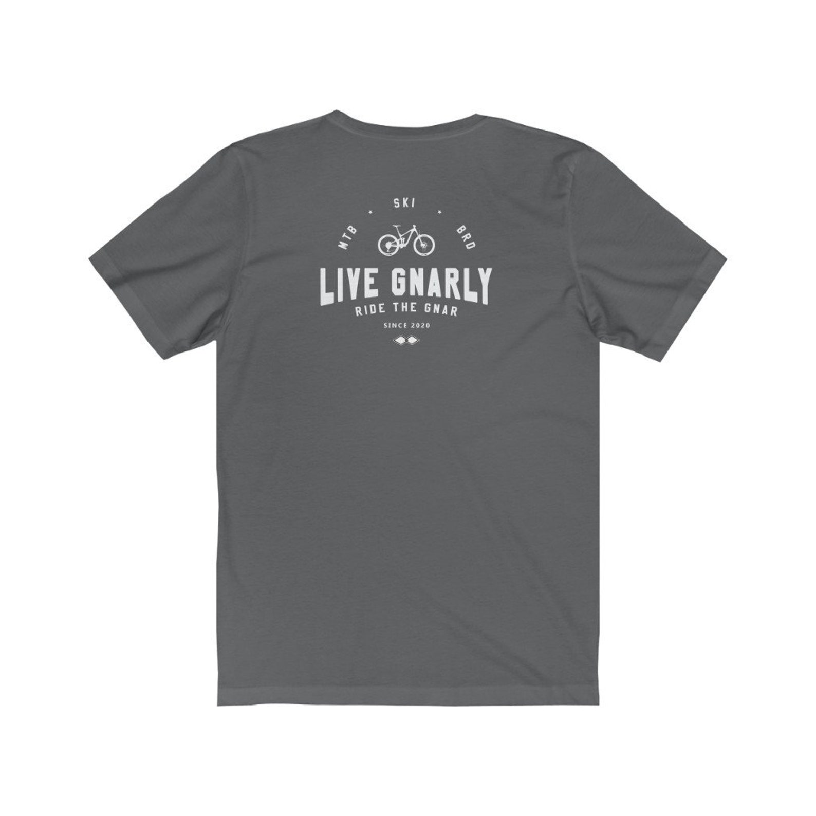 T-shirt Mountain Biking | T-shirt MTB | Live Gnarly Shirt | Snowboard ...
