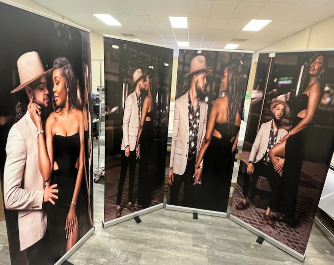 Custom Wedding Retractable Banner Stand INCLUDED With Full Color Print ...