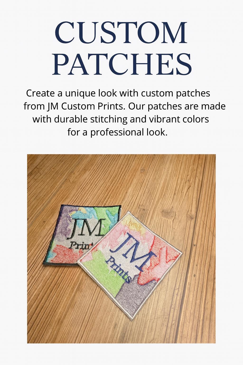 Custom Embroidered Name Tags, Personalized Name Patch for Lab Coat ...