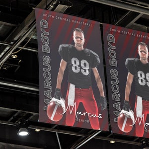 Custom School Sports Team Banners, High School Sports, Football Team ...