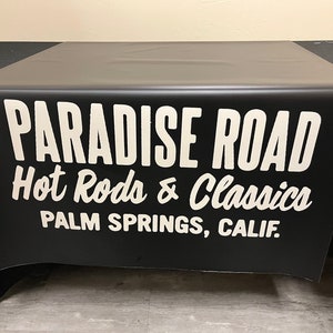 Custom Vinyl Table Runner Easily Wipeable Vinyl Perfect for - Etsy