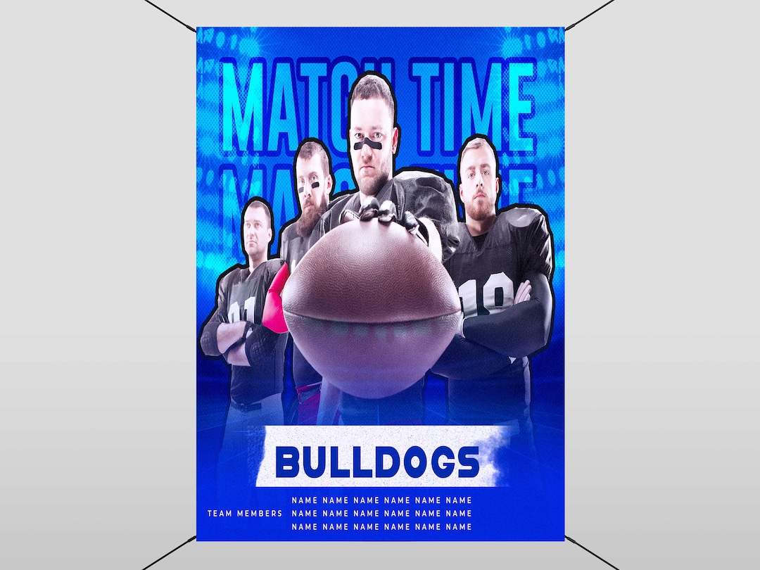 Custom Sports Banner, High School Sports, Football Team Banner , Vinyl ...