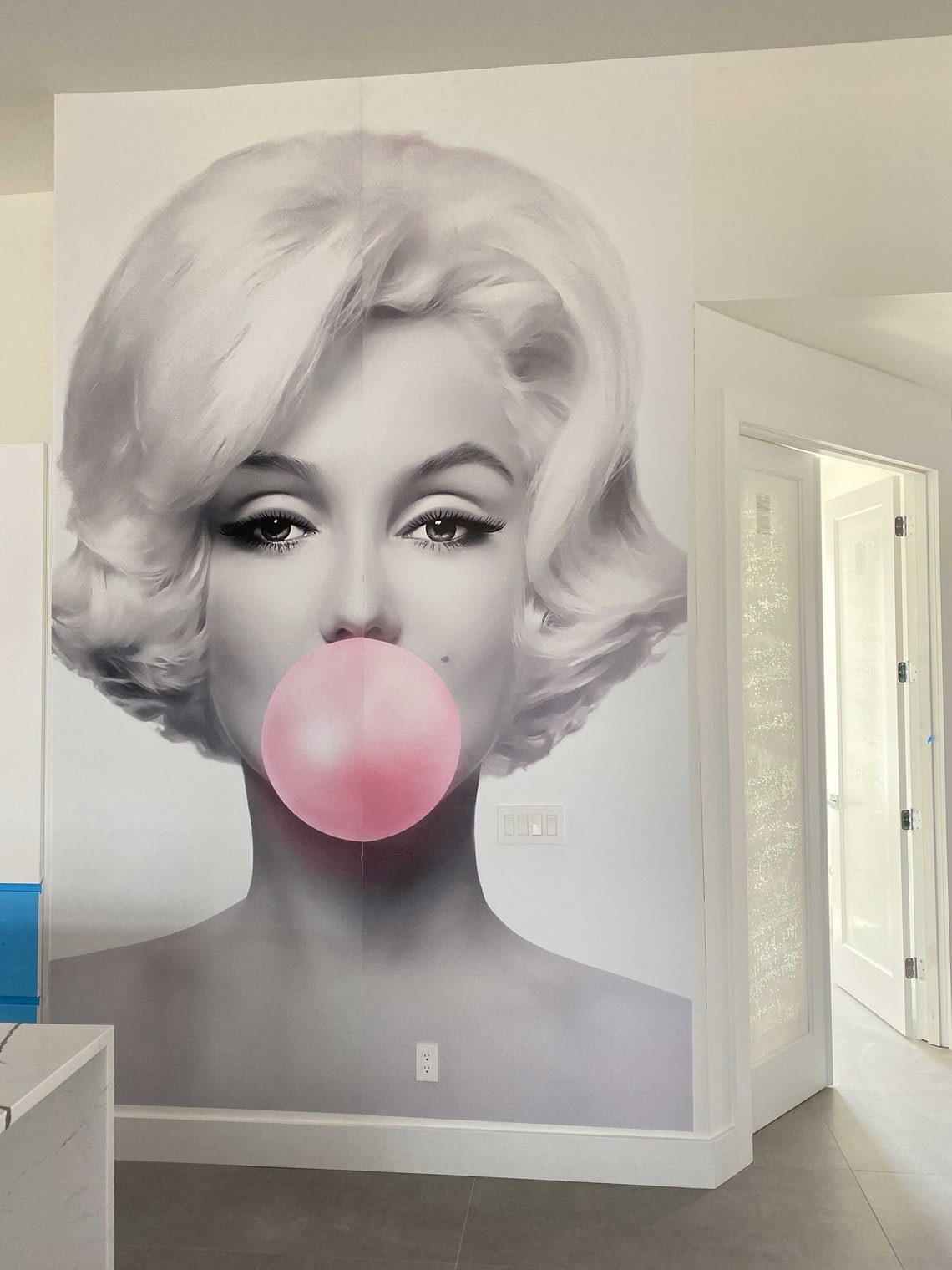 Your Photo on Wallpaper / Custom Photo Wallpaper / Custom - Etsy