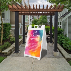 Custom A Frame Signicade Sign 24x36 In, Full Color Inserts, Multi ...