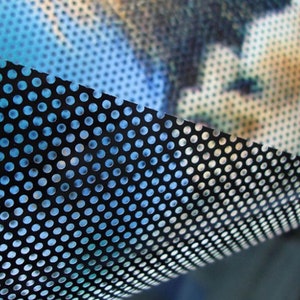 Store Front Signage | Perforate Adhesive Vinyl | Privacy Blocker | One ...