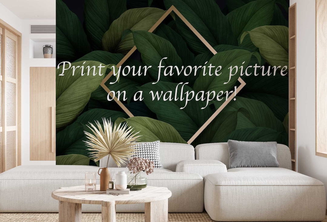 Your Photo on Wallpaper / Custom Photo Wallpaper / Custom Photo Wall ...