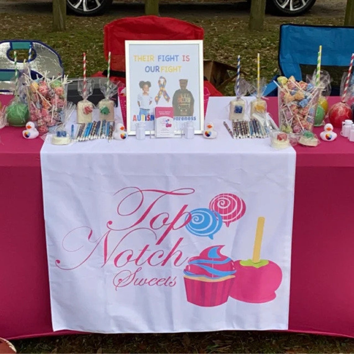 Custom Table Runner Full Color Printing With YOUR Logo and - Etsy