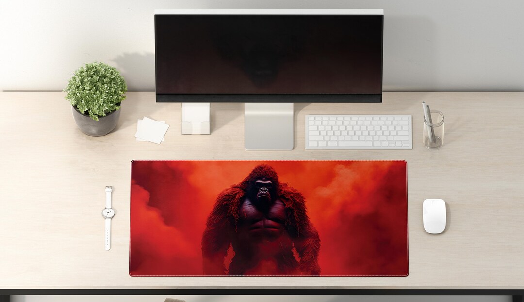 Gaming Mouse Pad Mad Ape Gaming Desk Mat Large Desk Pad Extend Gaming Mouse Pad Aesthetic Desk ...