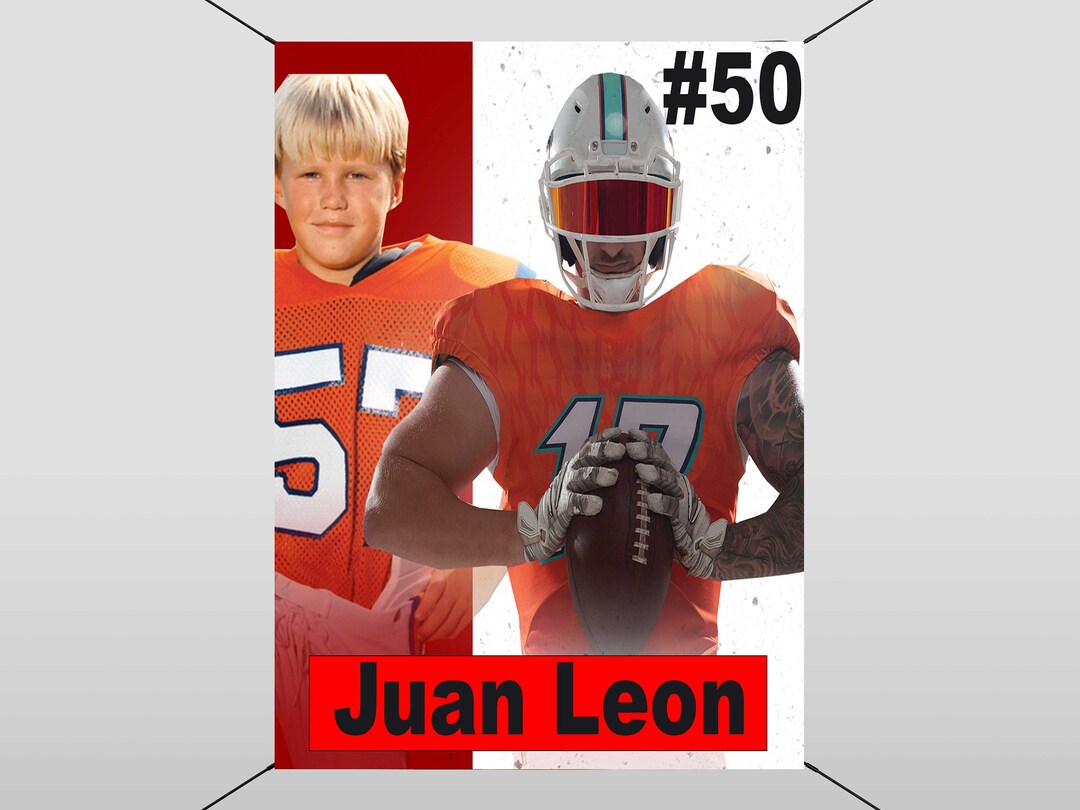 Custom School Sports Team Banner High School Sports Football - Etsy