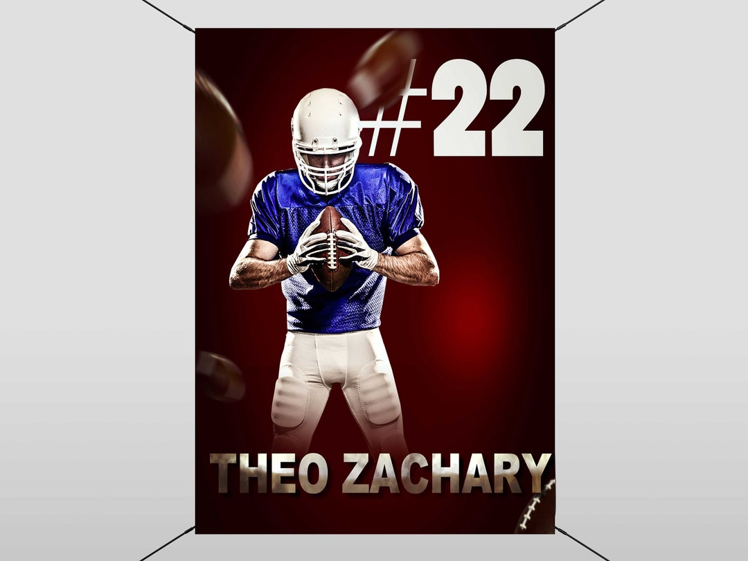 Custom Sports Banner, High School Sports, Football Team Banner , Vinyl ...