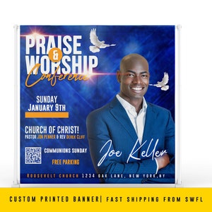 Custom Church Backdrop Festival Backdrop | Event Backdrop | Fast ...