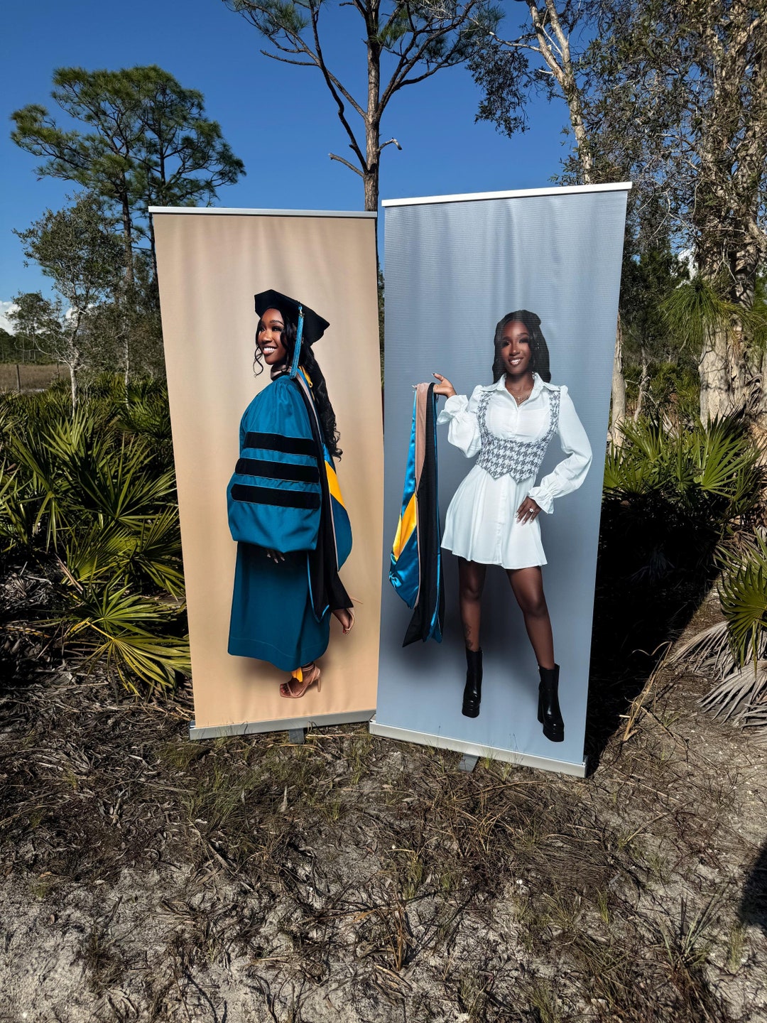 Custom Graduation Retractable Banner Stand With Full-color Print ...