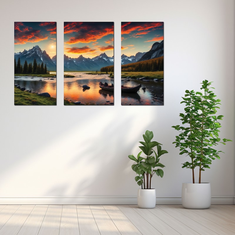 3 Panel Canvas - Etsy