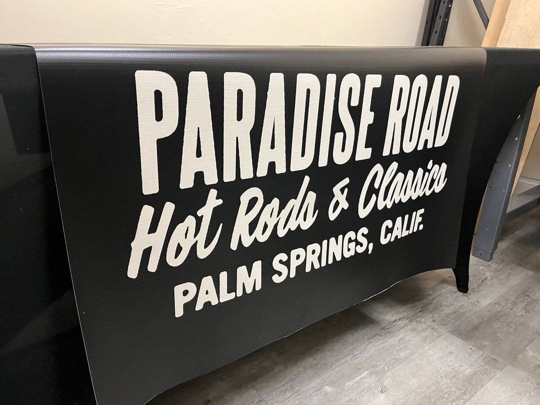 Custom Vinyl Table Runner Easily Wipeable Vinyl Perfect for Outdoor ...