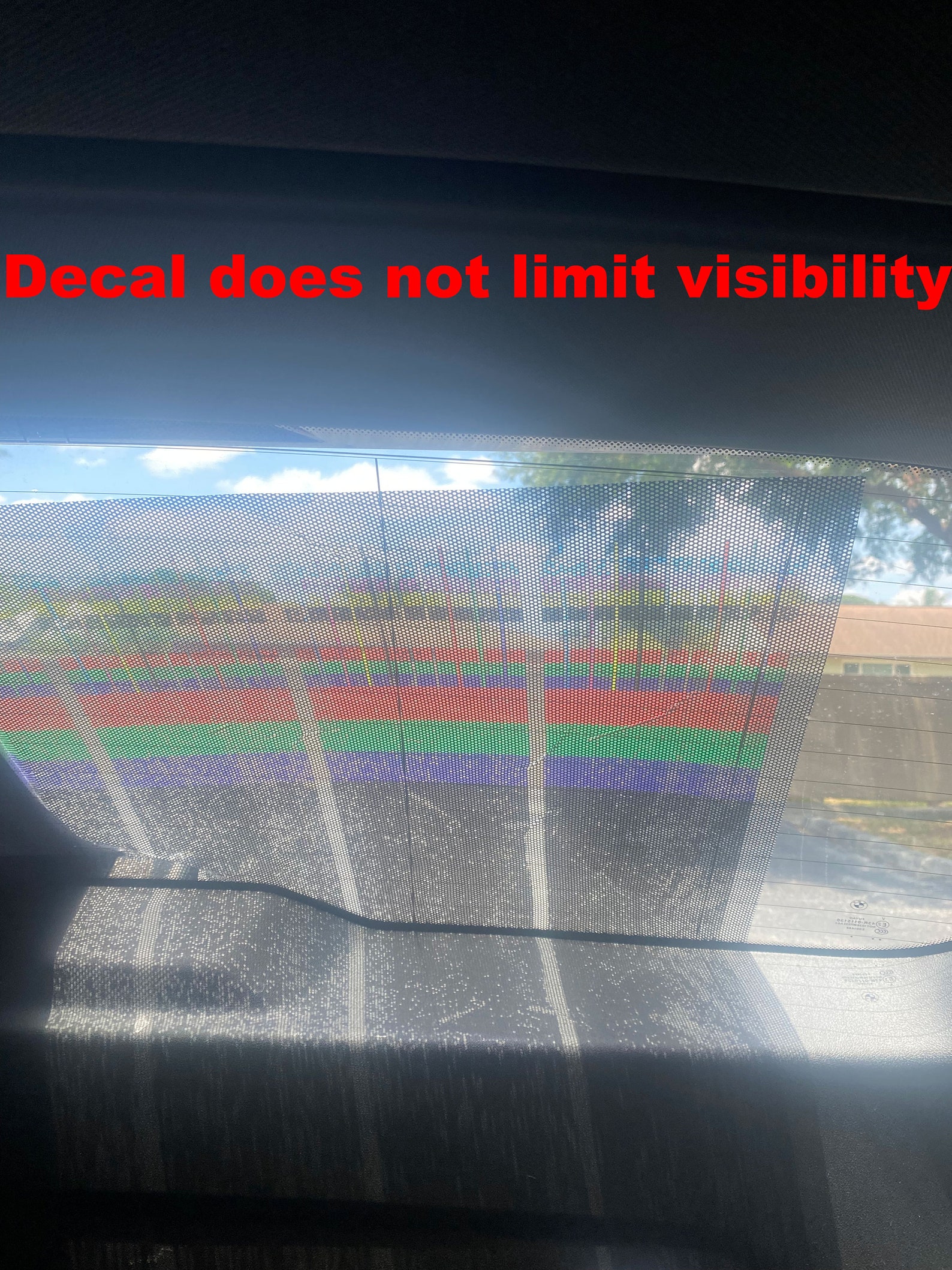 Custom Design Your Own Rear Window Mural, Decal for Rear Window on ...