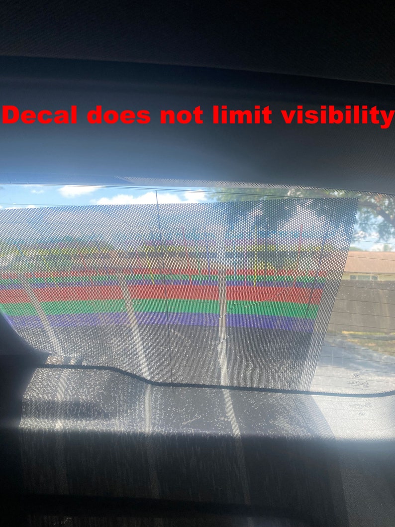 Custom Design Your Own Rear Window Mural, Decal for Rear Window on ...