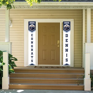 Custom Graduation Decor, Grad Print Decoration for the Front Door ...