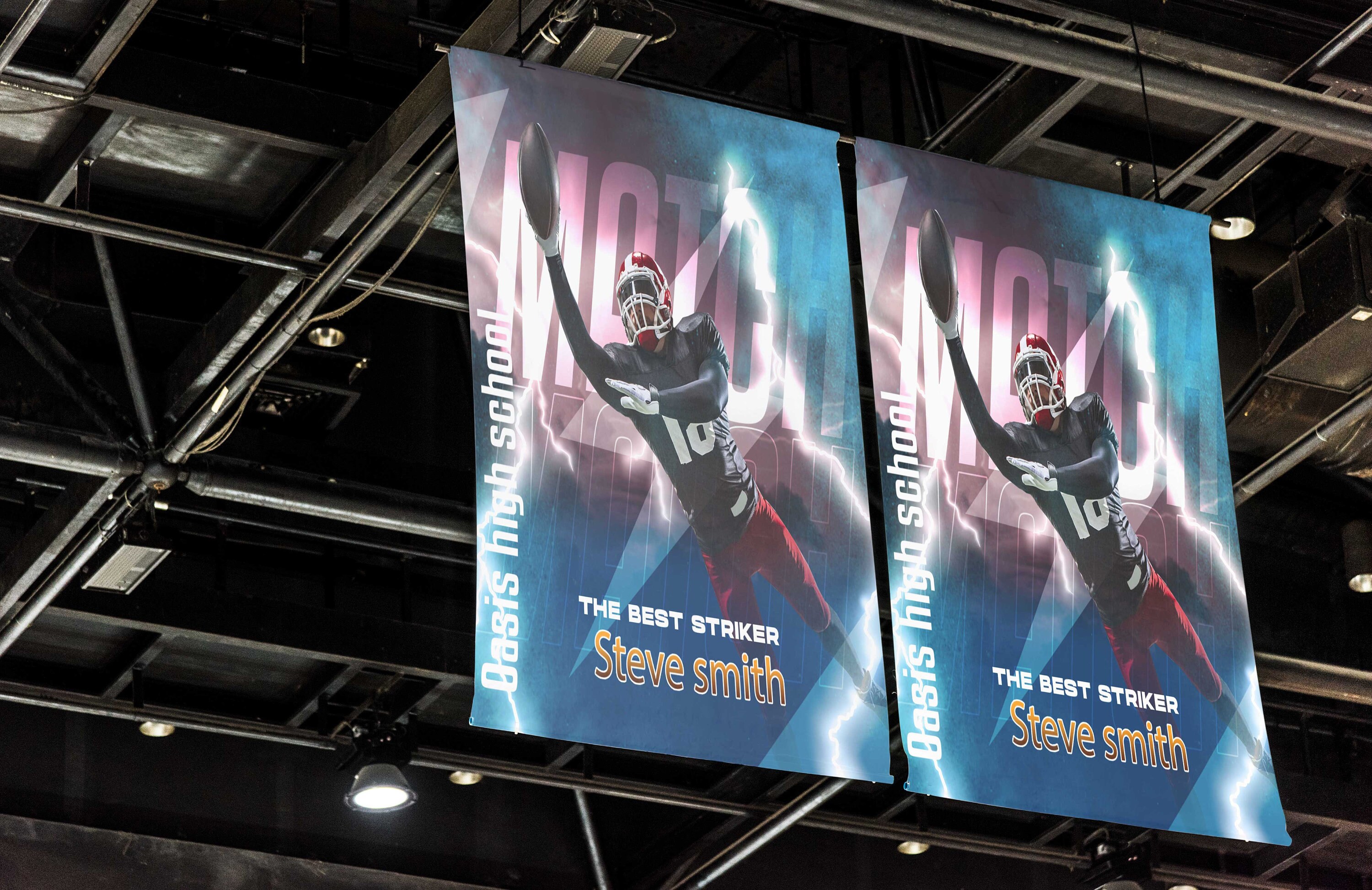 Custom Sports Banner, High School Sports, College Sports , Vinyl Banner ...