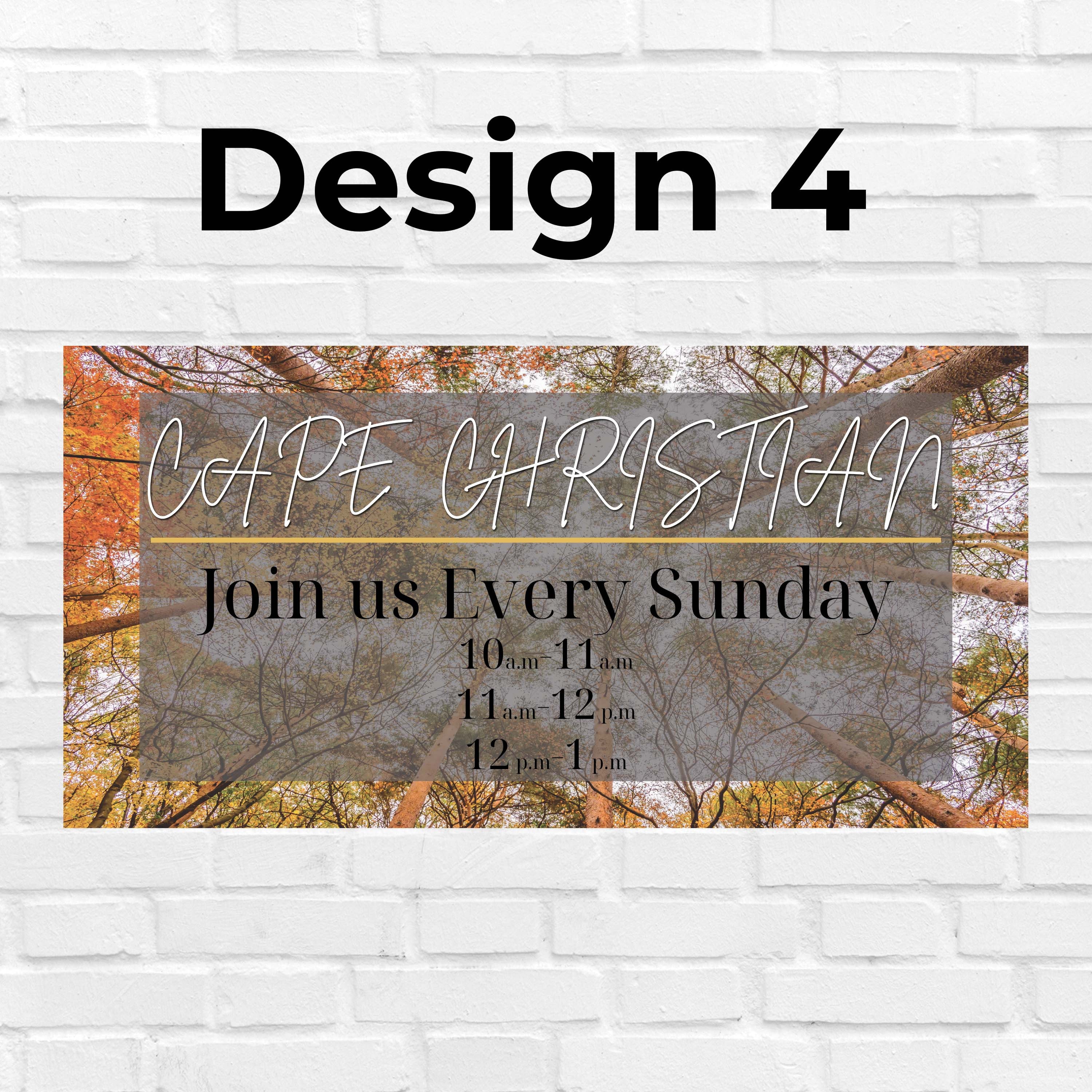 Custom CHURCH Banner | Full Color Backdrop | Church Backdrop | Welcome ...