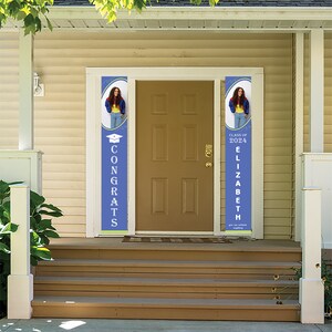 Custom Graduation Decor, Grad Banner Decoration, Graduation Decorative ...