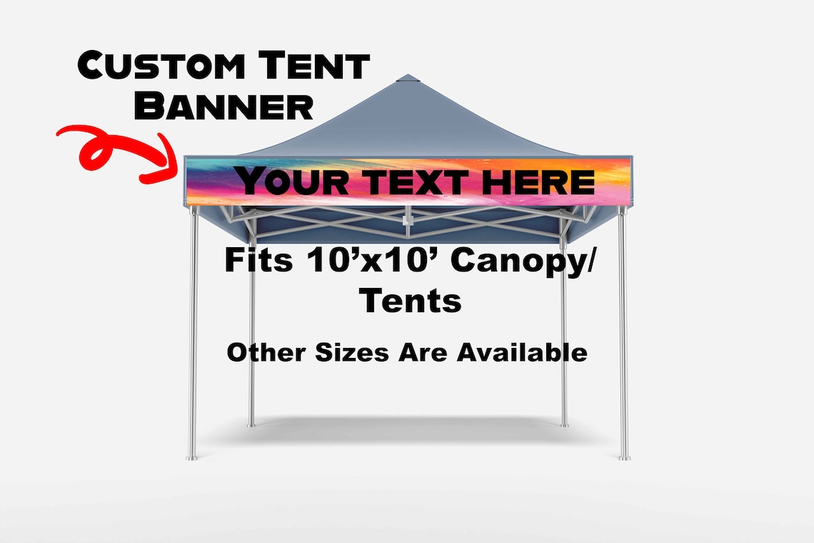 Custom Tent Banner for Trade Show craft Show or Event Front - Etsy