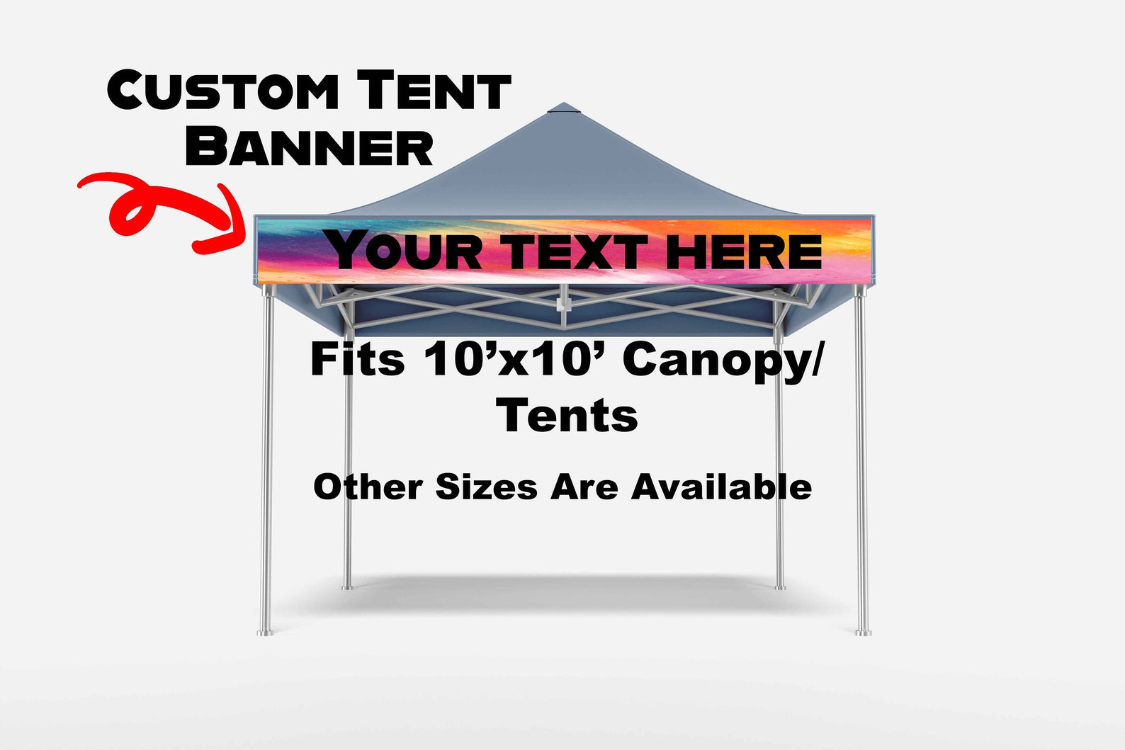 Custom Tent Banner for Trade Show craft Show or Event Front - Etsy