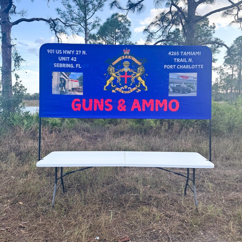 Custom Table Top Display Signs Etsy