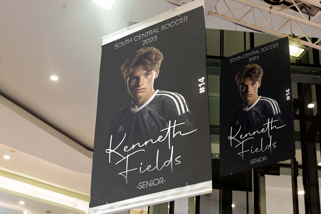 School Soccer Team Banner, Personalized Team, and Individual - School ...