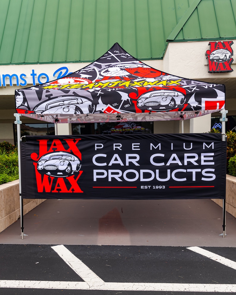 Custom Tent Billboard Banner - Custom Print for 10x10ft Tents - Durable ...