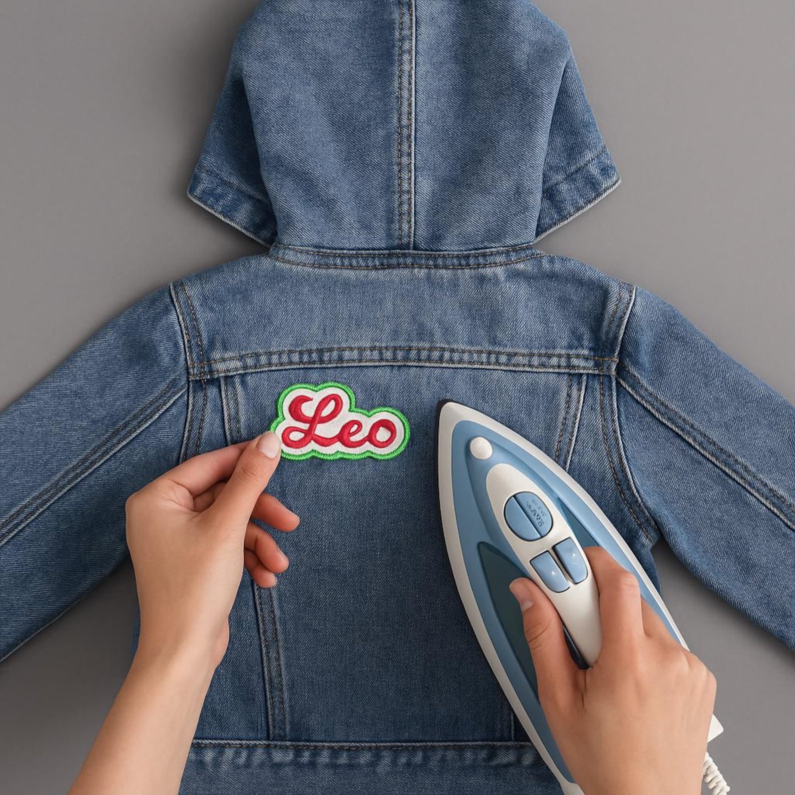 Custom Embroidered Name Tags, Personalized Name Patch for Lab Coat ...