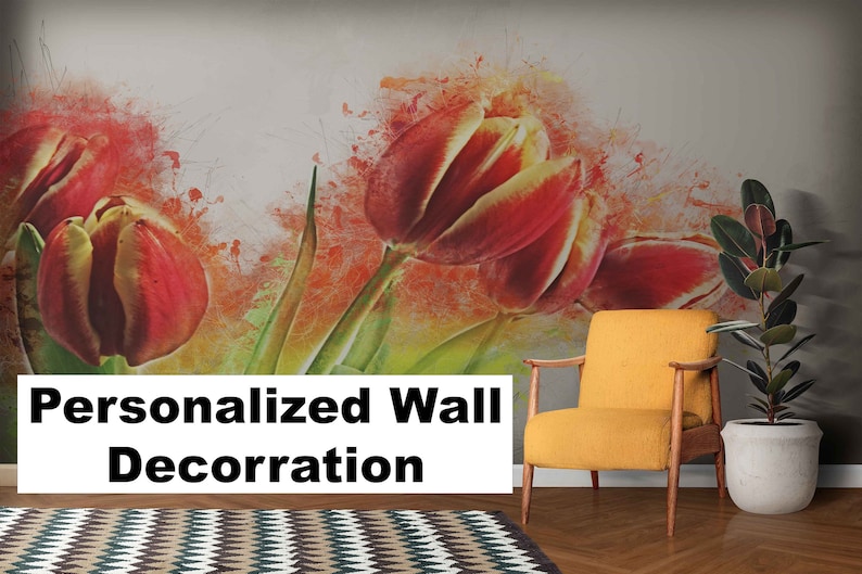 Your Photo on Wallpaper / Custom Photo Wallpaper / Custom Photo Wall ...