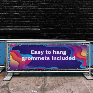 Custom Vinyl Banner - Personalized, Advertising, Event Banner - Print ...